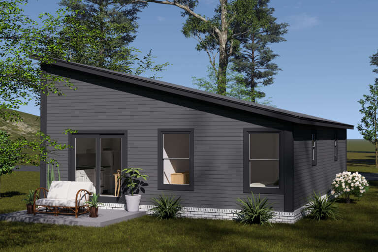 Contemporary Plan - 751 Square Feet, 2 Bedrooms, 1 Bathroom | Floor ...