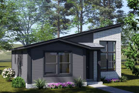 Contemporary Plan - 751 Square Feet, 2 Bedrooms, 1 Bathroom | Floor ...