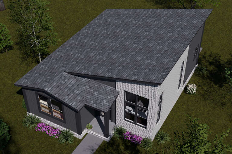Contemporary Plan - 751 Square Feet, 2 Bedrooms, 1 Bathroom | Floor ...