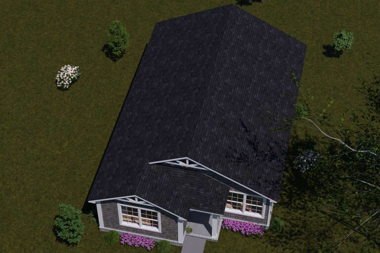 Cottage Plan - 799 Square Feet, 2 Bedrooms, 2 Bathrooms | Floor Plan ...