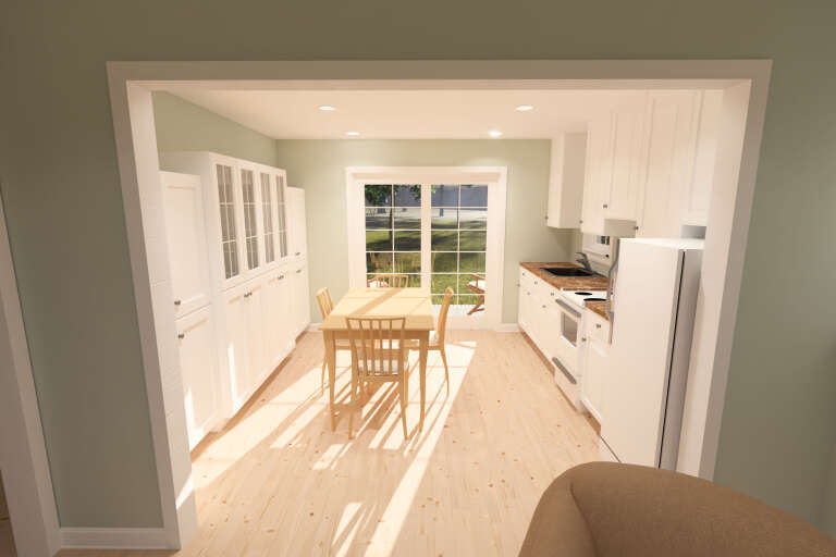 Cottage Plan - 799 Square Feet, 2 Bedrooms, 2 Bathrooms | Floor Plan ...