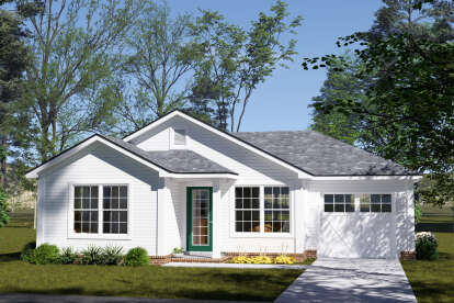 Cottage Plan - 799 Square Feet, 2 Bedrooms, 2 Bathrooms | Floor Plan ...