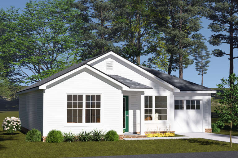 Cottage Plan - 799 Square Feet, 2 Bedrooms, 2 Bathrooms | Floor Plan ...