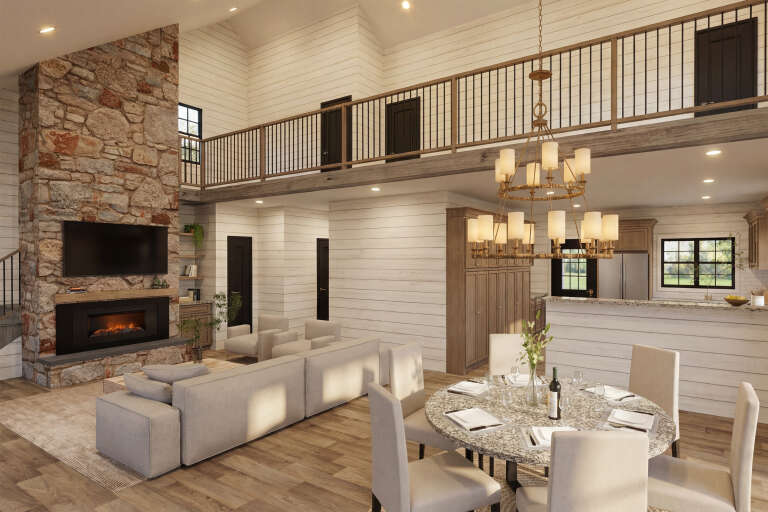 Cabin Plan - 1,884 Square Feet, 2 Bedrooms, 2 Bathrooms | Floor Plan ...