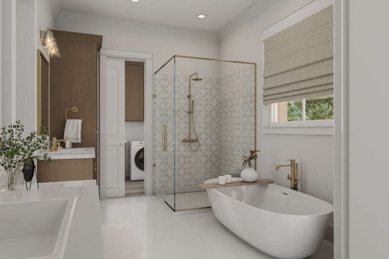 Modern Farmhouse Plan - 2,585 Square Feet, 4 Bedrooms, 3.5 Bathrooms ...