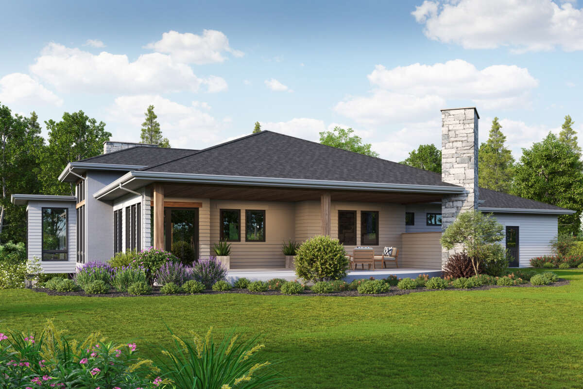 Modern Transitional Plan - 2,360 Square Feet, 2-3 Bedrooms, 2.5 ...