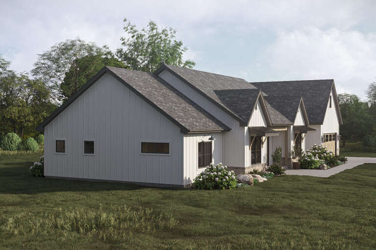 Modern Farmhouse Plan - 2,080 Square Feet, 3 Bedrooms, 2.5 Bathrooms ...