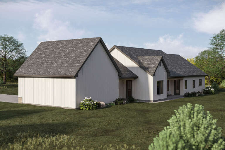 Modern Farmhouse Plan - 2,080 Square Feet, 3 Bedrooms, 2.5 Bathrooms ...