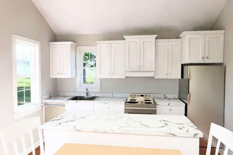 Cottage Plan - 490 Square Feet, 1 Bedroom, 1 Bathroom | Floor Plan ...