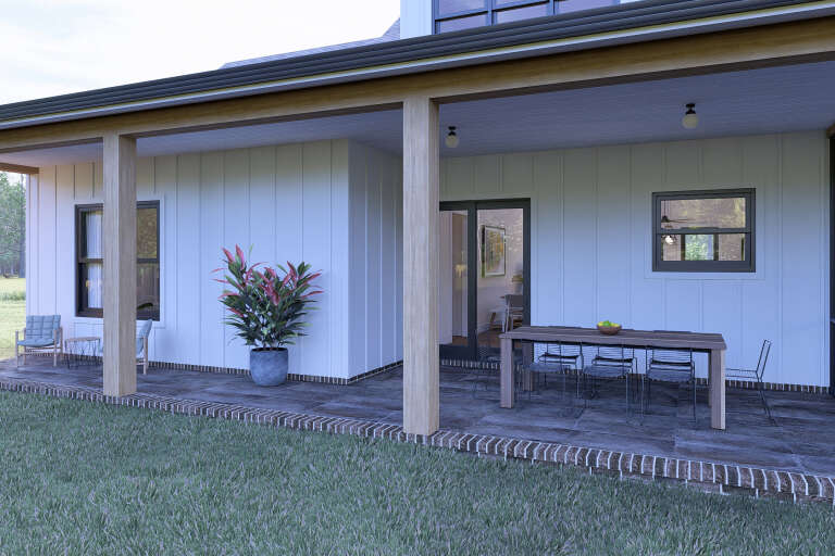 Modern Farmhouse Plan - 1,660 Square Feet, 3-4 Bedrooms, 2 Bathrooms ...
