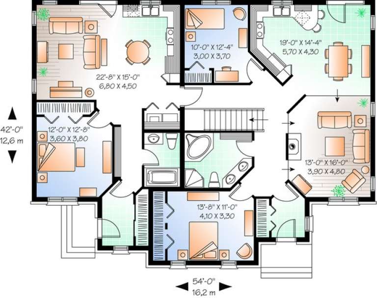 Ranch Plan - 2,005 Square Feet, 3 Bedrooms, 2 Bathrooms | Floor Plan ...