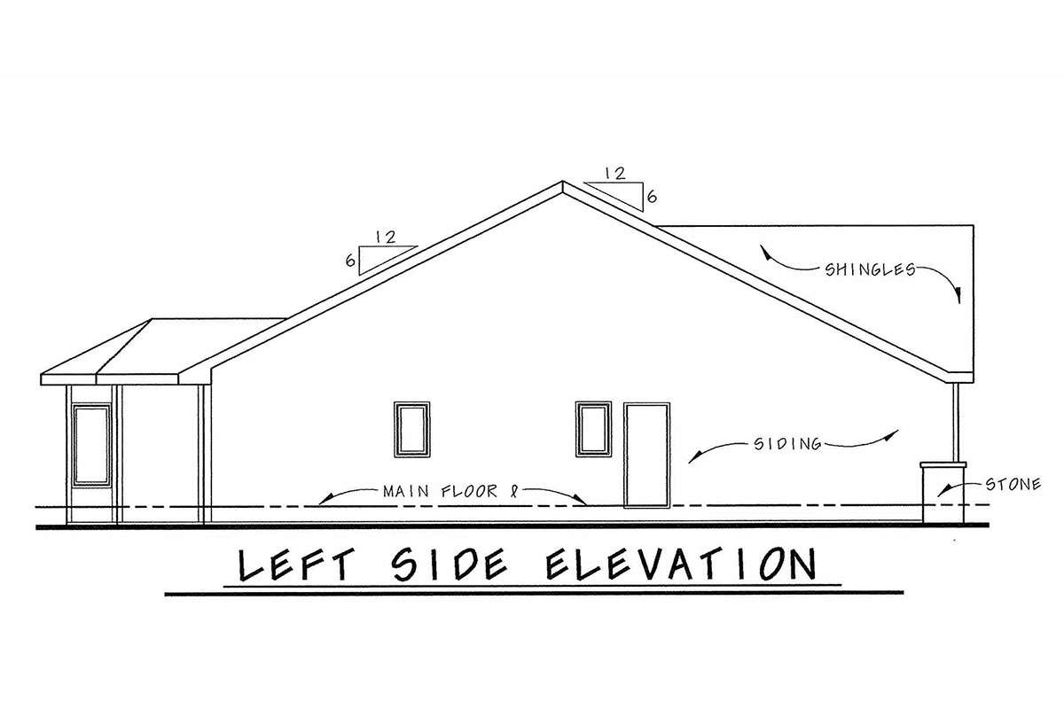 Craftsman Plan 1 692 Square Feet 2 Bedrooms 2 Bathrooms Floor